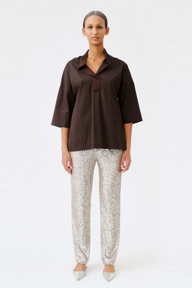 TAYNE TOP Lightweight Polo Tunic | WINGATE Collection